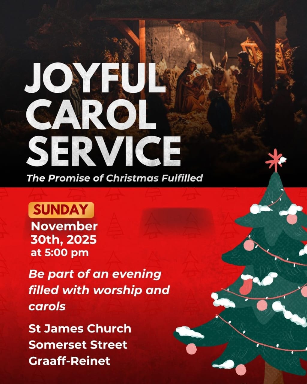 St James Church Christmas Carol Service - Graaff-Reinet Tourism